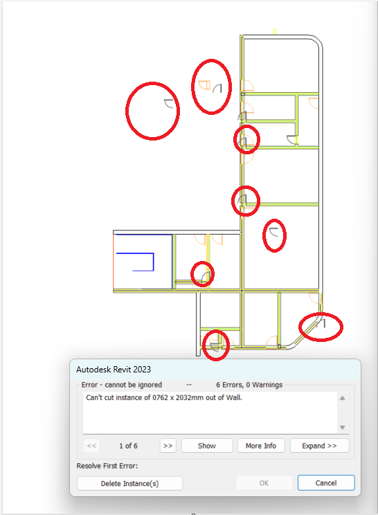 Placing Doors at Walls using Dynamo - Revit - Dynamo